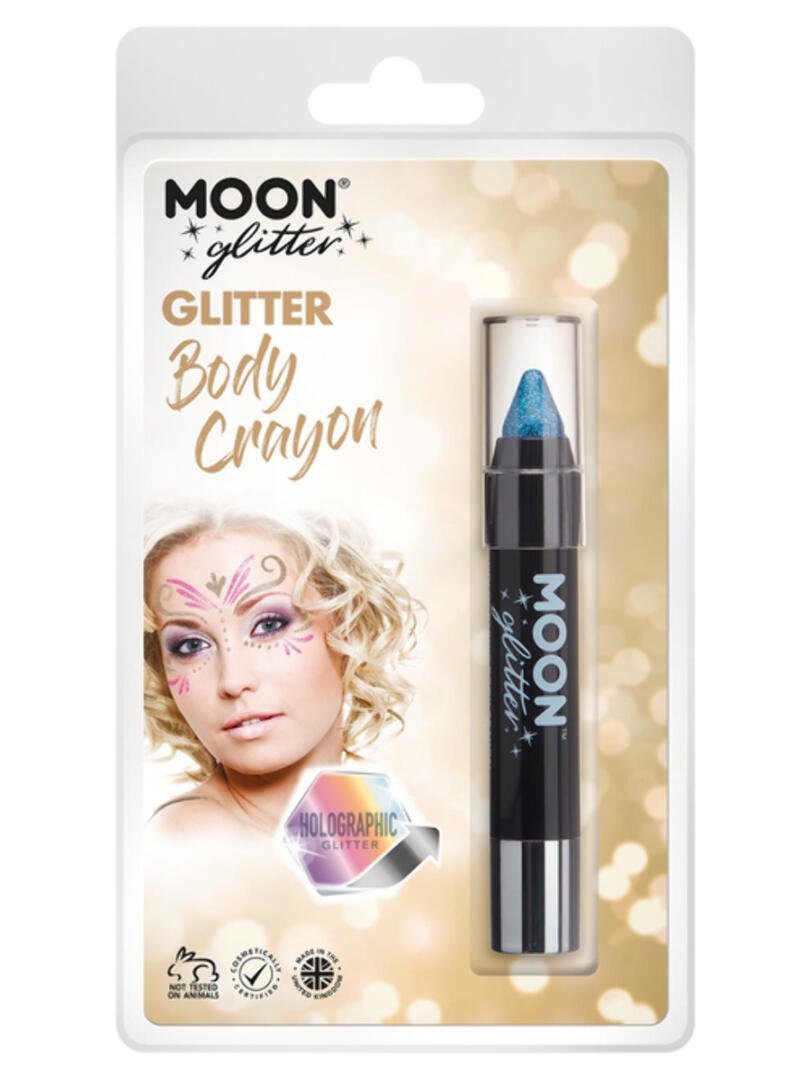 Sparkling Blue Holographic Body Crayon – Party Spirit