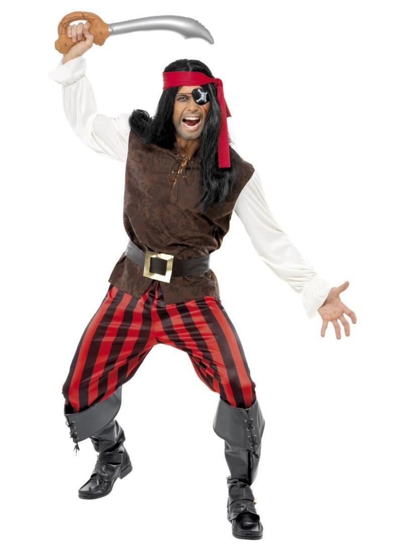 Swashbuckling Pirate Ship Mate Costume for Men – Party Spirit